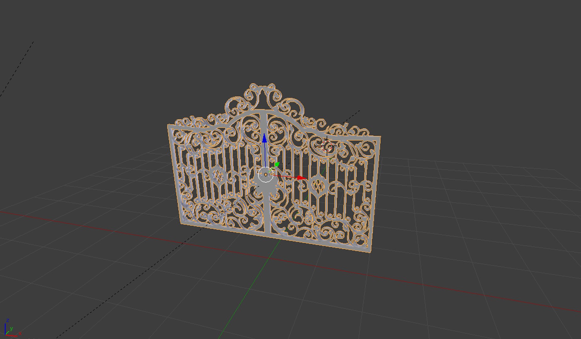 3D model gate decoration - TurboSquid 1713856