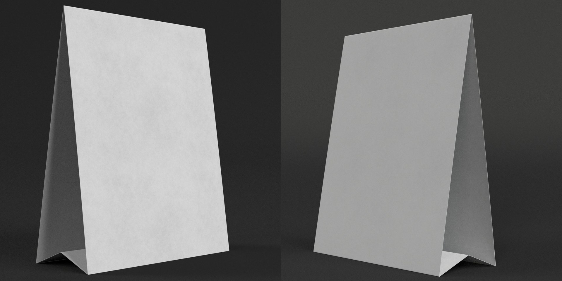 3D Model Table Tent Template 1 - TurboSquid 1431594