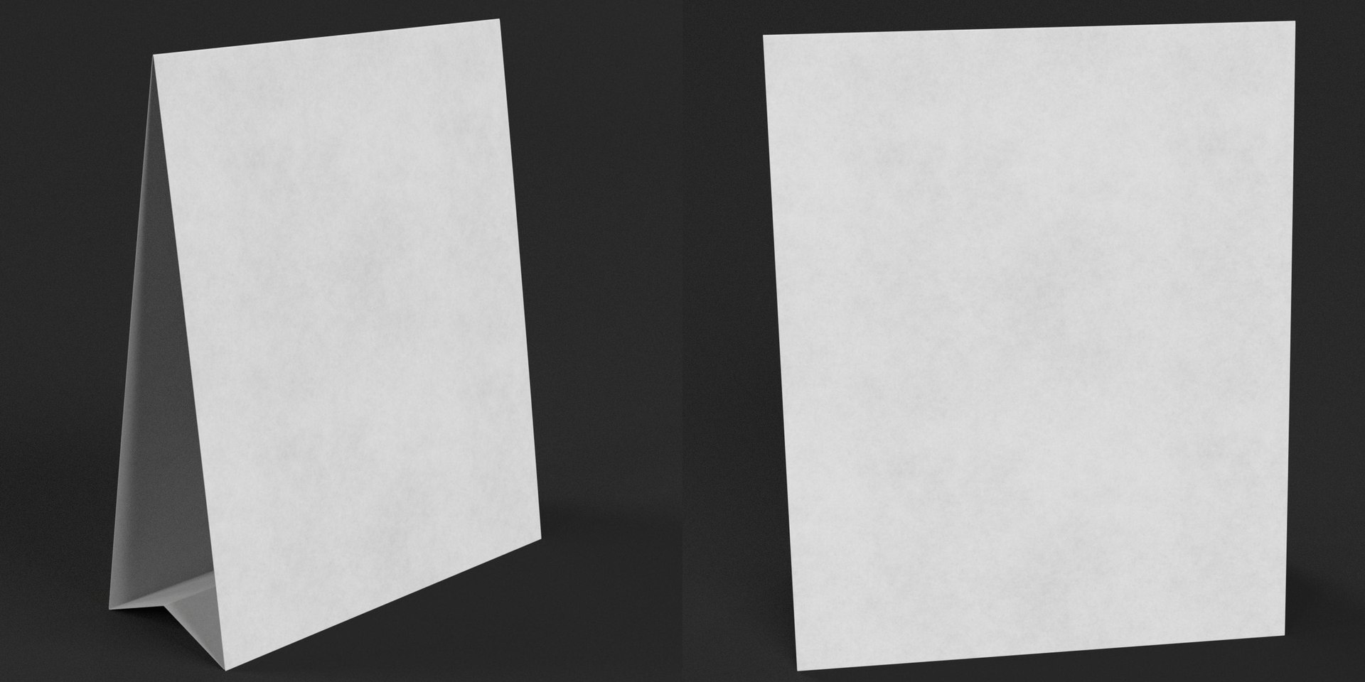 3D Model Table Tent Template 1 - TurboSquid 1431594