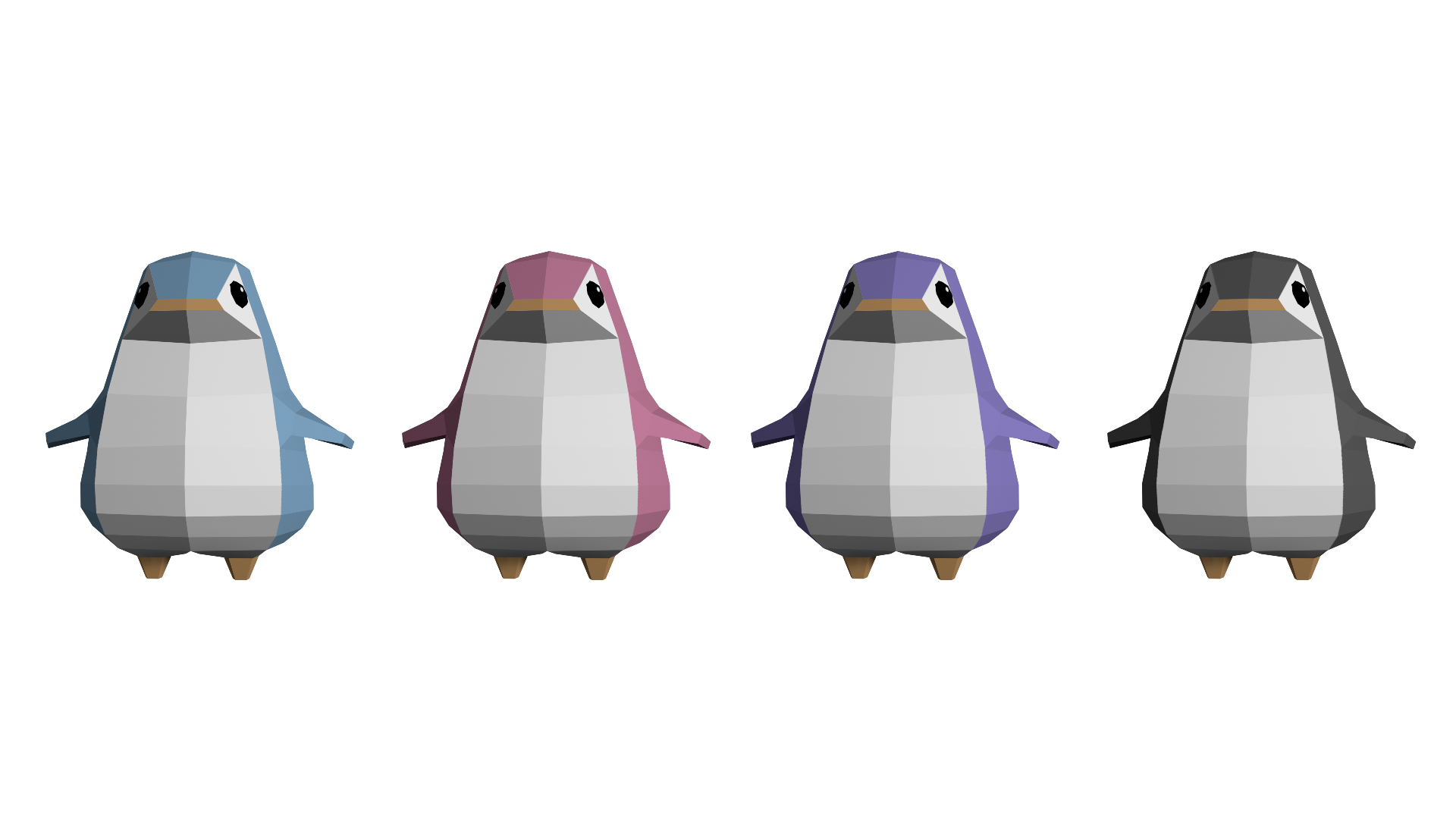 Low Poly Cartoon Penguin 3D Model - TurboSquid 1971156