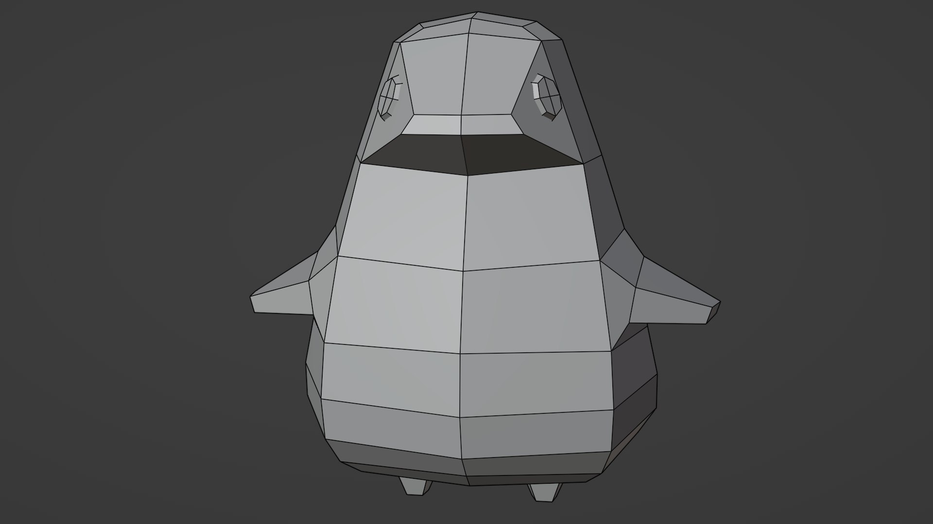 Low Poly Cartoon Penguin 3D Model - TurboSquid 1971156