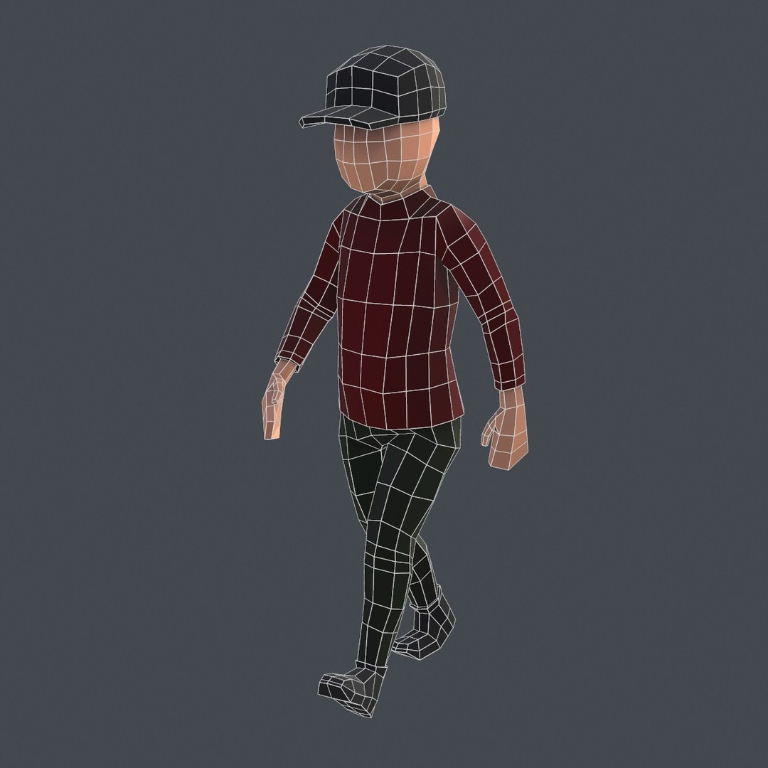 Boy Character 3D Model - TurboSquid 1206526