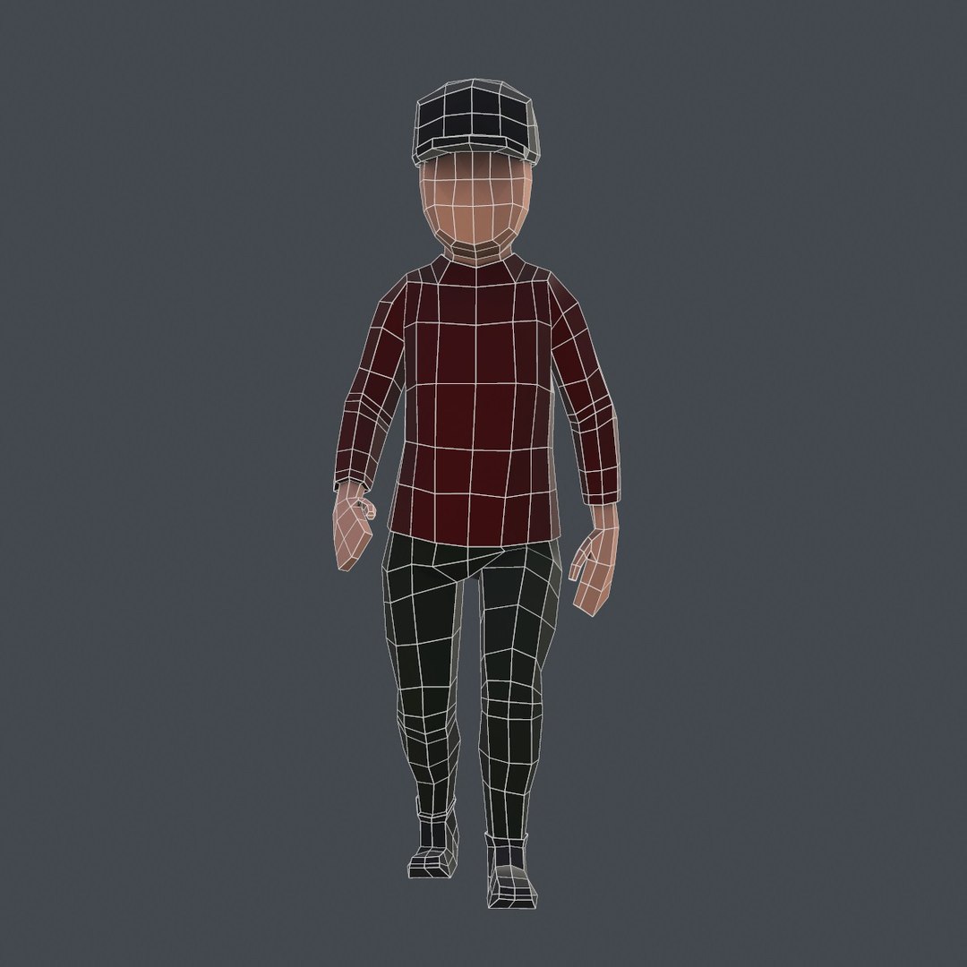 Boy Character 3D Model - TurboSquid 1206526