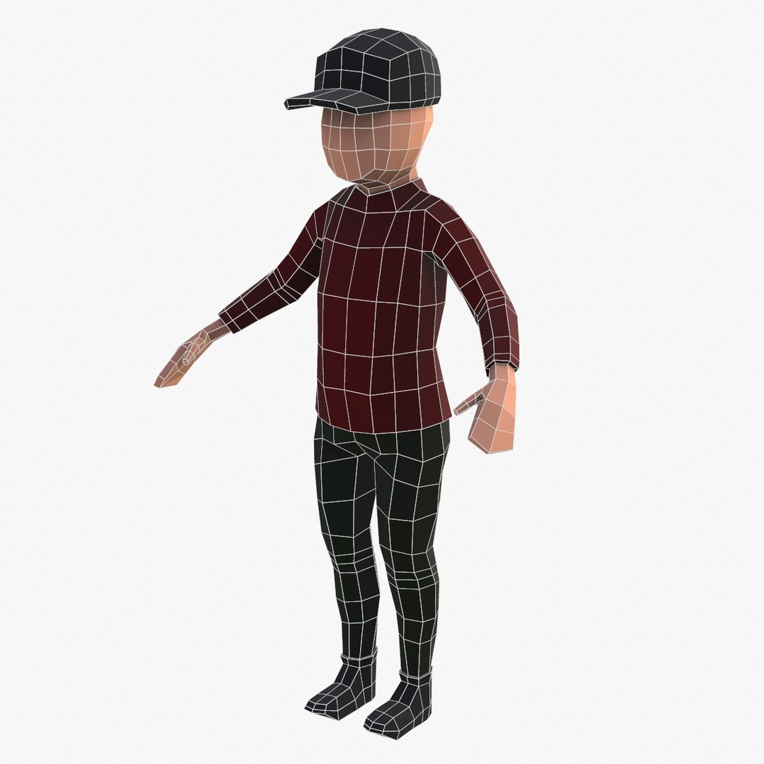 Boy Character 3D Model - TurboSquid 1206526