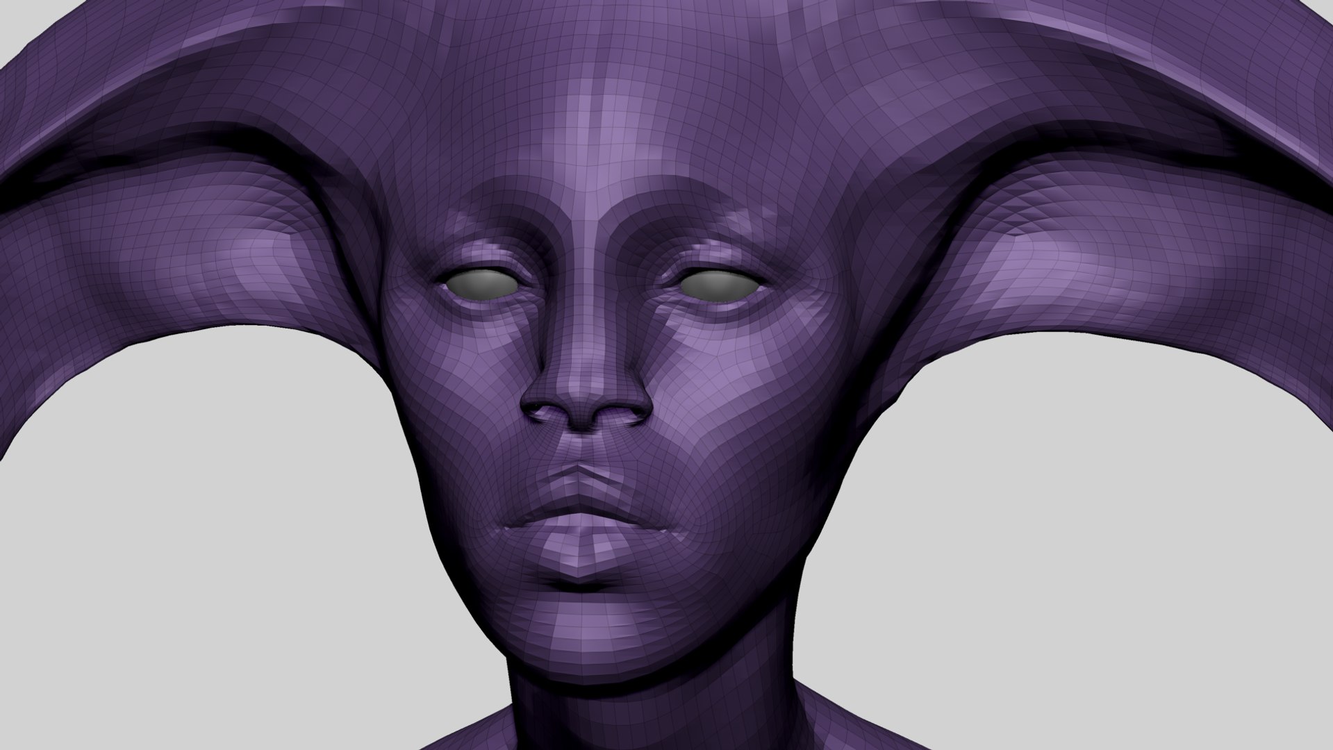 3D Female Creature Bust A Model - TurboSquid 2206361