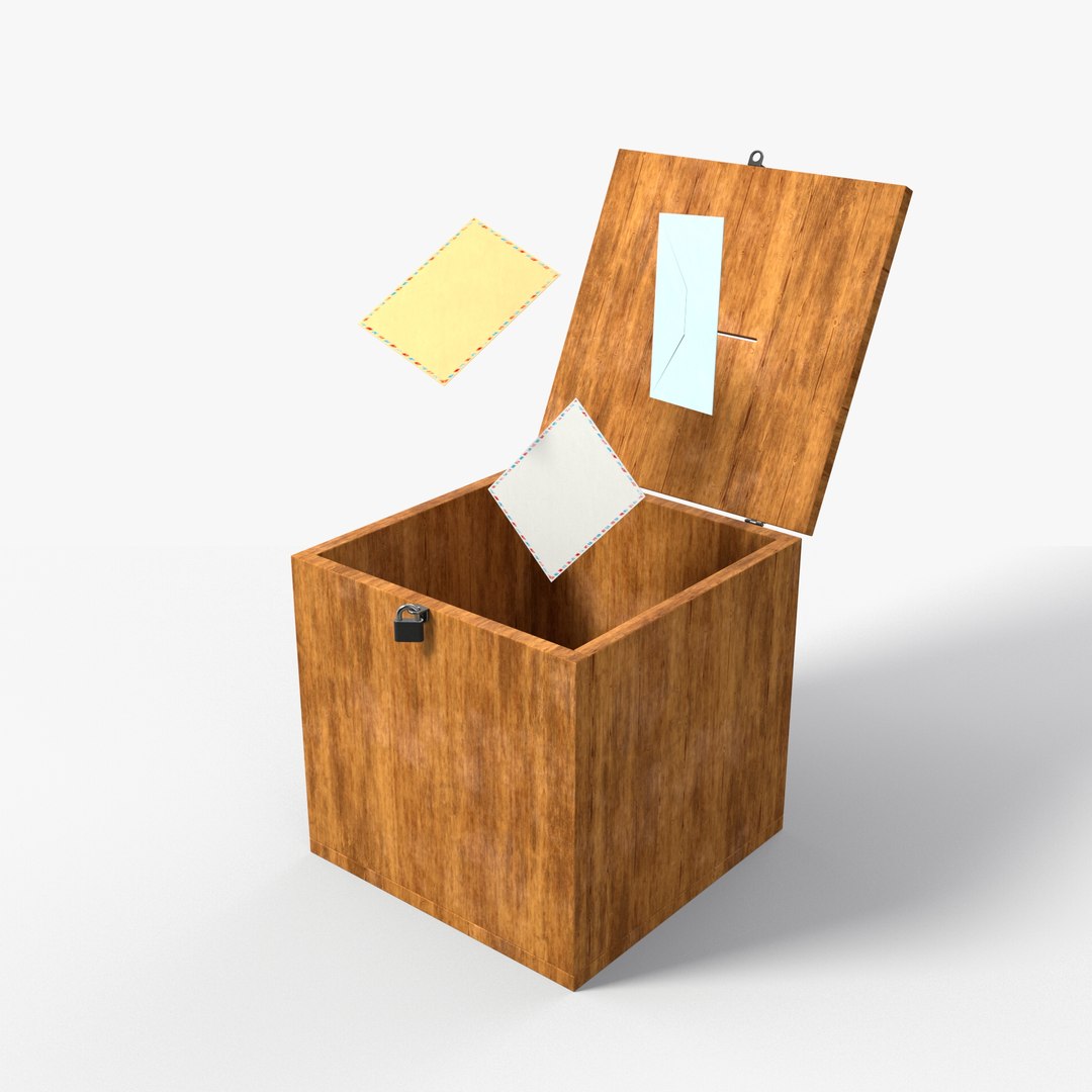 Vote Box 3D Model - TurboSquid 1612343