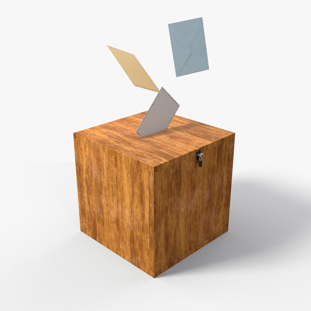 Vote Box 3D Model - TurboSquid 1612343