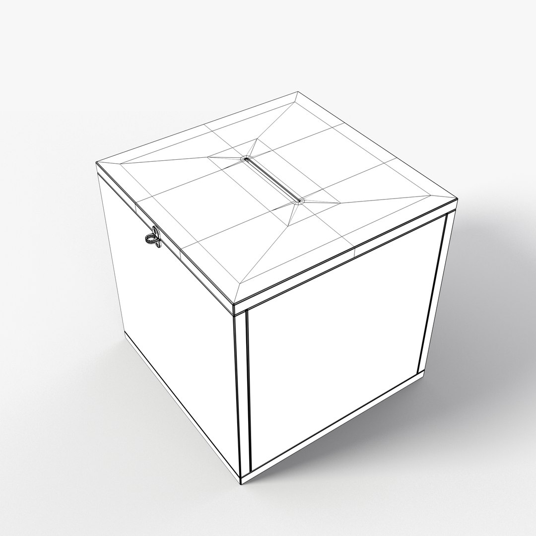 Vote Box 3D Model - TurboSquid 1612343
