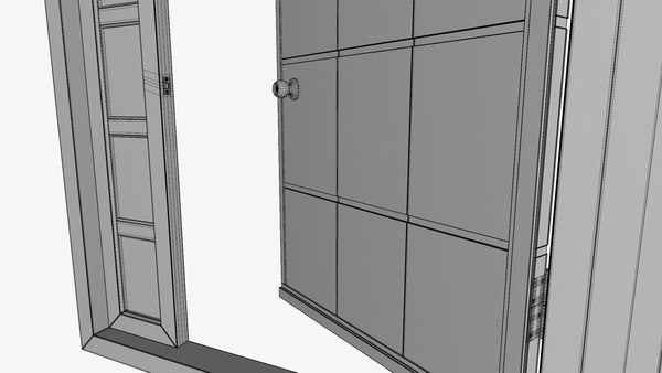 Entrance Door 3D model - TurboSquid 1833458