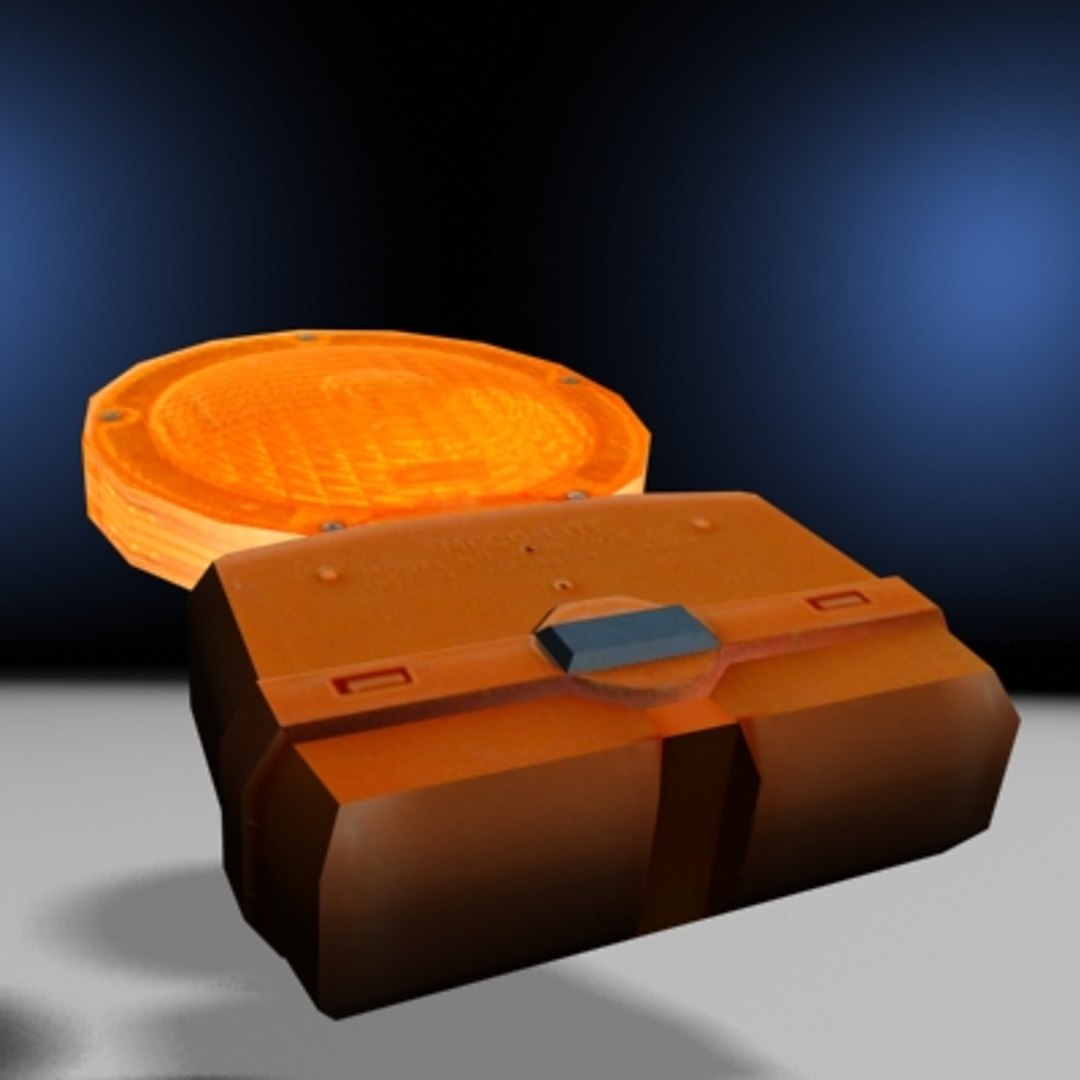 3d Model Safety Light Construction