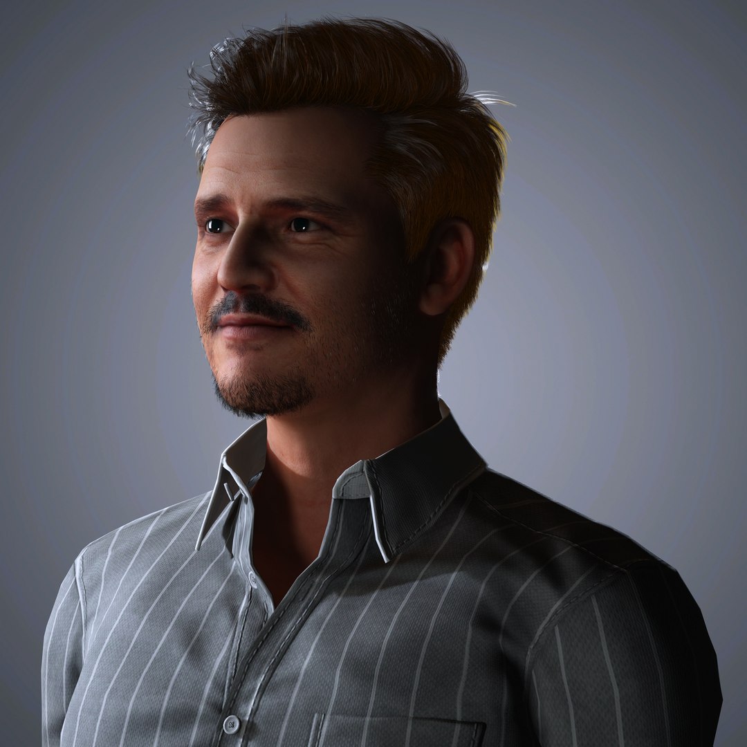 Pedro Pascal Character 3D Model - TurboSquid 2346287