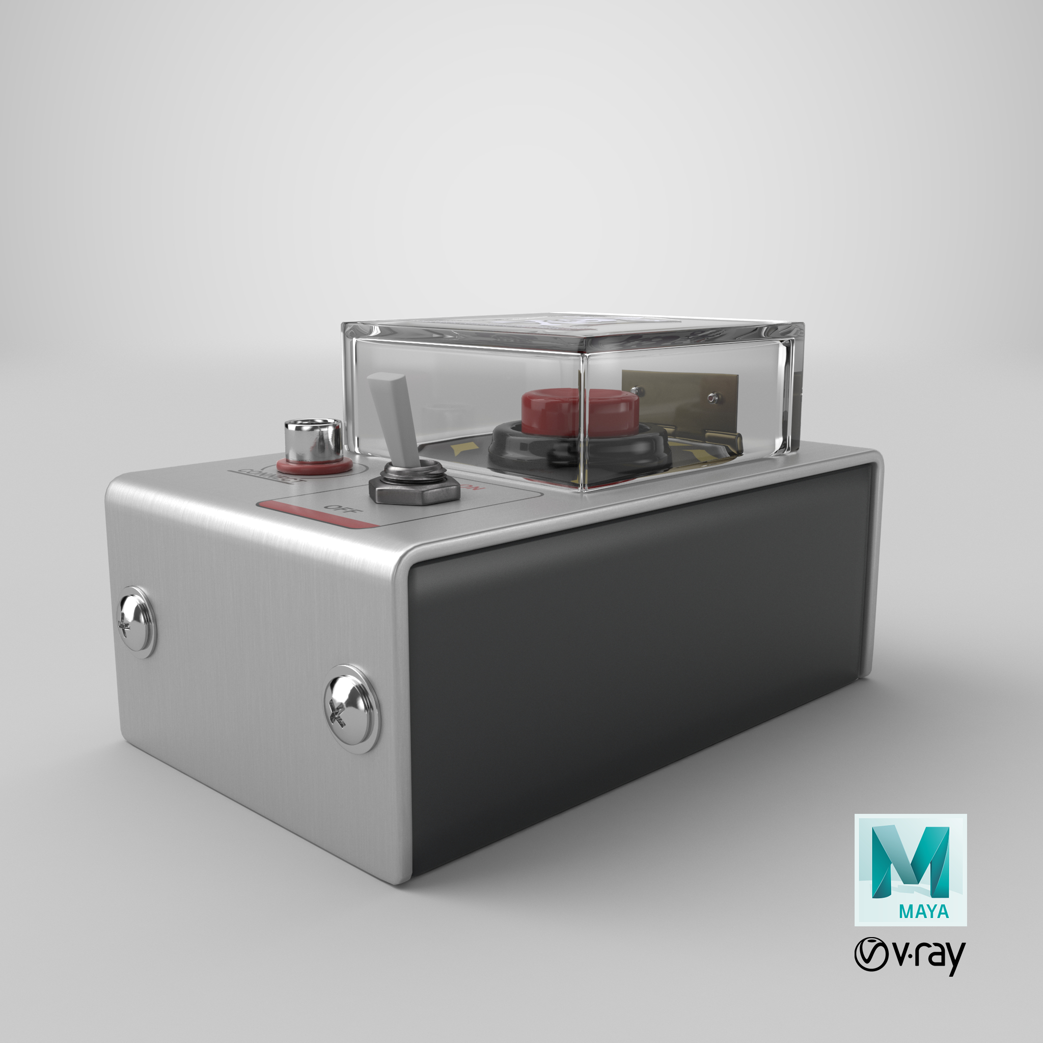 3D handheld detonator model - TurboSquid 1600376