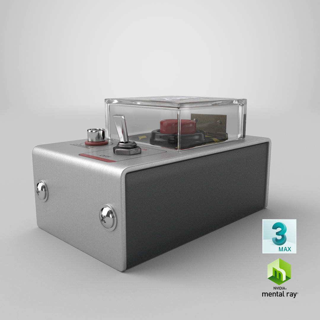 3D handheld detonator model - TurboSquid 1600376