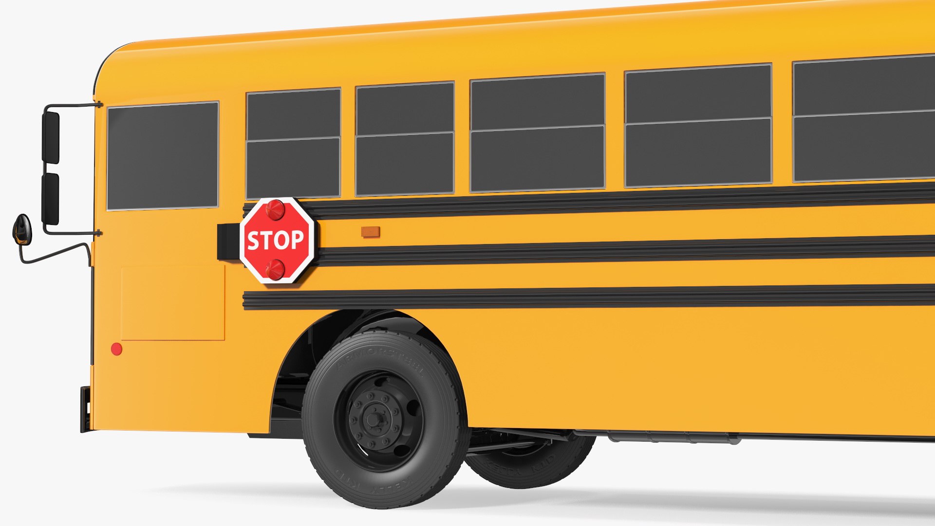 Blue Bird TX3 School Bus Exterior Only 3D model - TurboSquid 1768491
