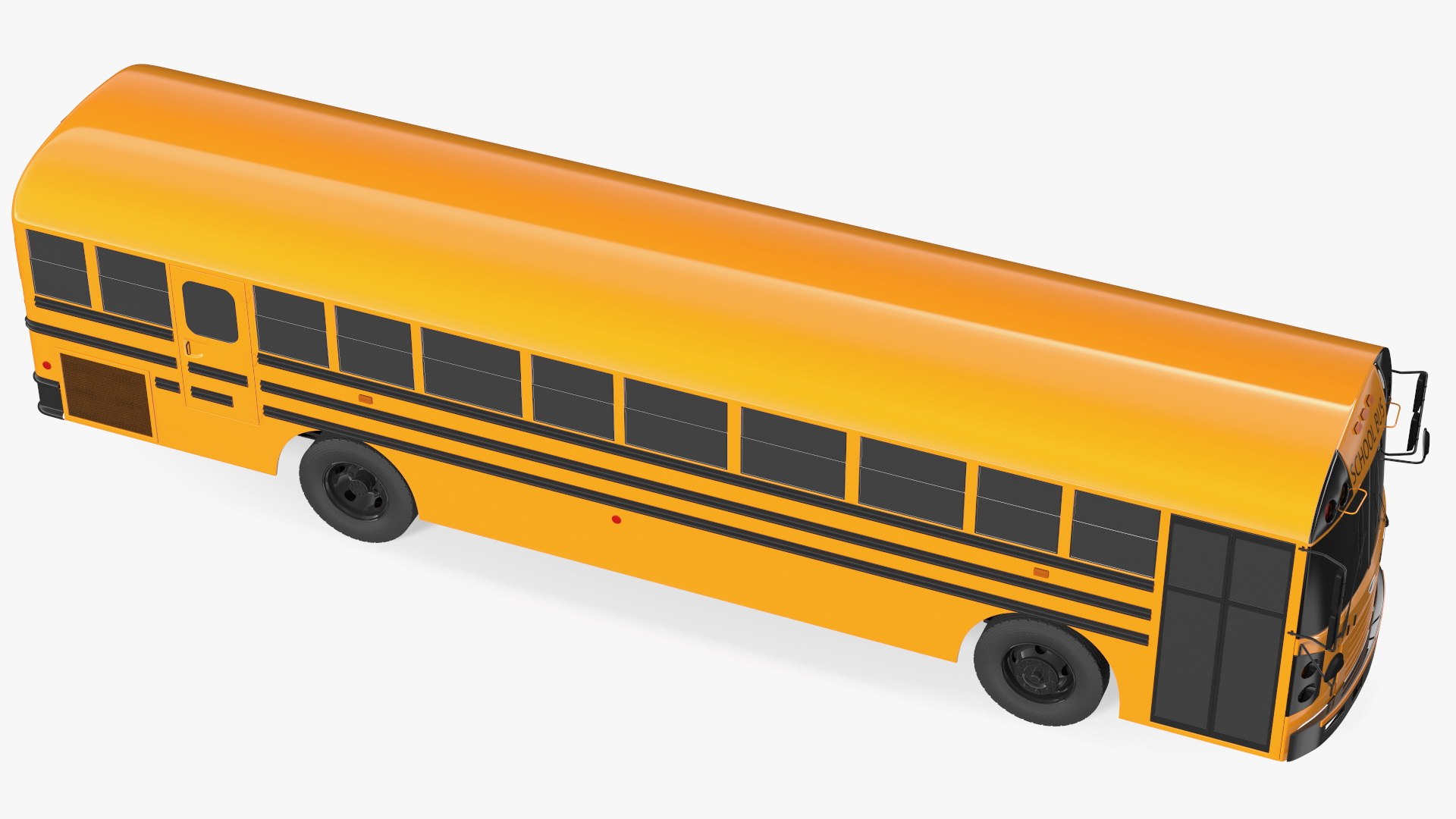 Blue Bird TX3 School Bus Exterior Only 3D model - TurboSquid 1768491