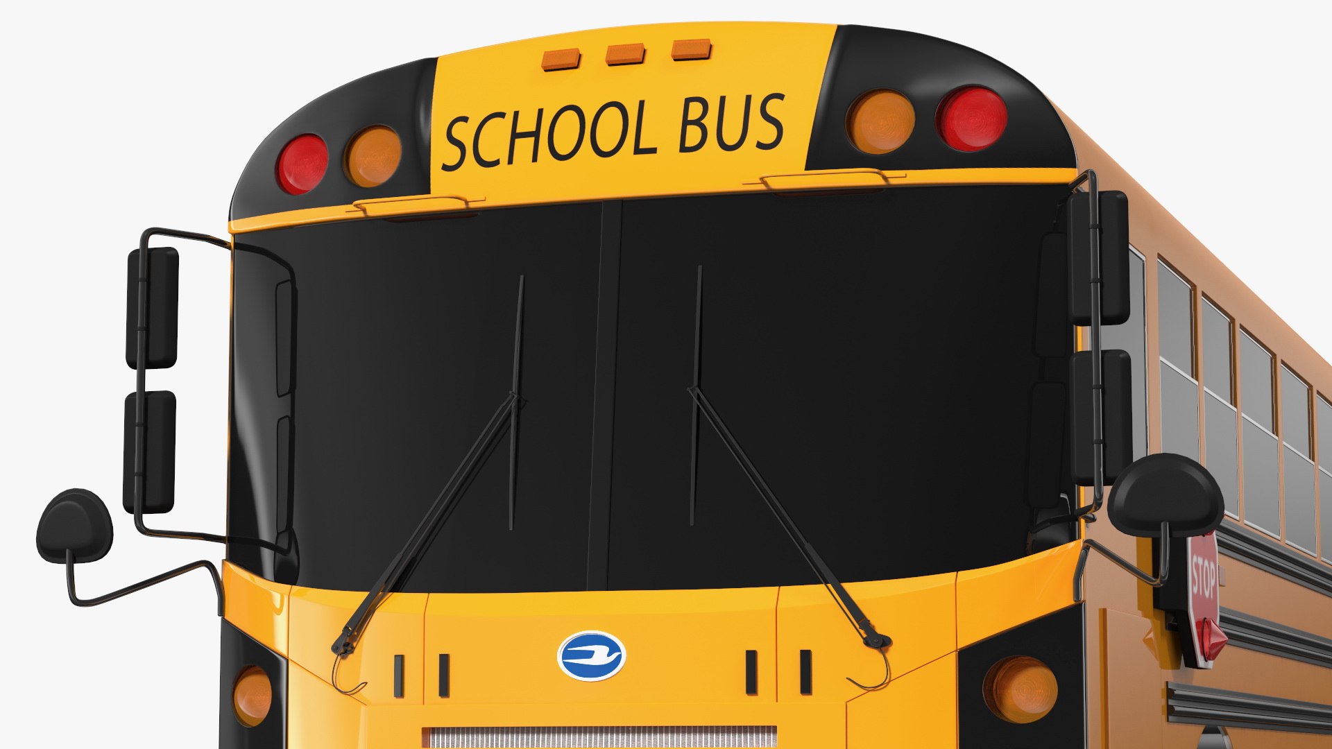 Blue Bird TX3 School Bus Exterior Only 3D Model - TurboSquid 1768491