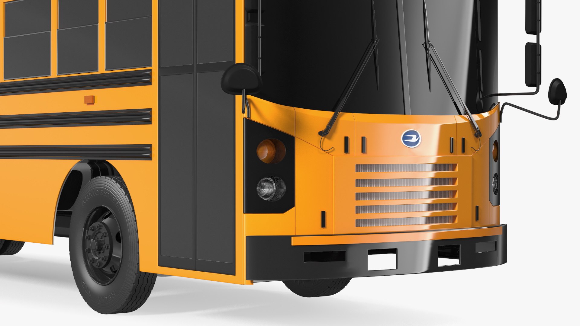 Blue Bird TX3 School Bus Exterior Only 3D Model - TurboSquid 1768491
