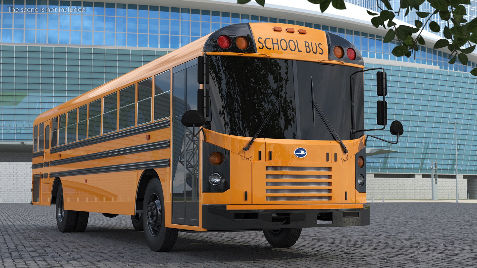 Blue Bird TX3 School Bus Exterior Only 3D Model - TurboSquid 1768491
