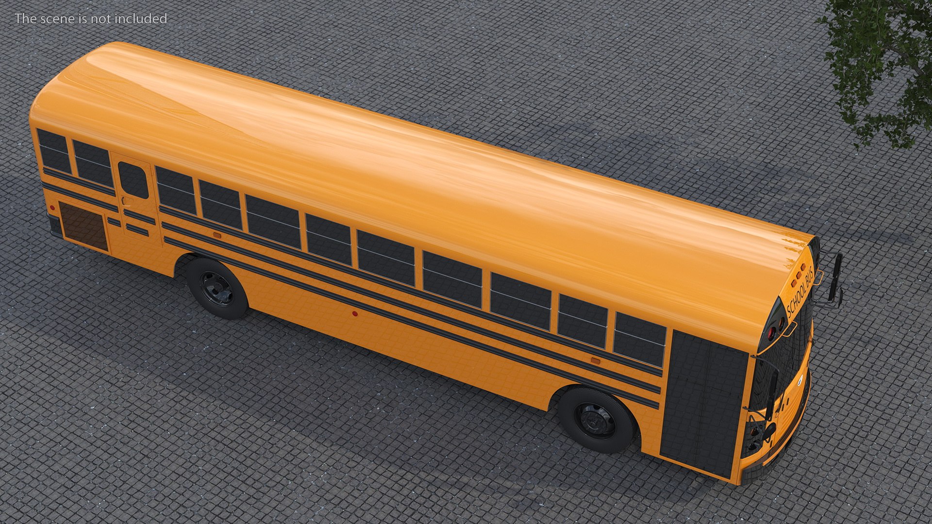 Blue Bird TX3 School Bus Exterior Only 3D Model - TurboSquid 1768491