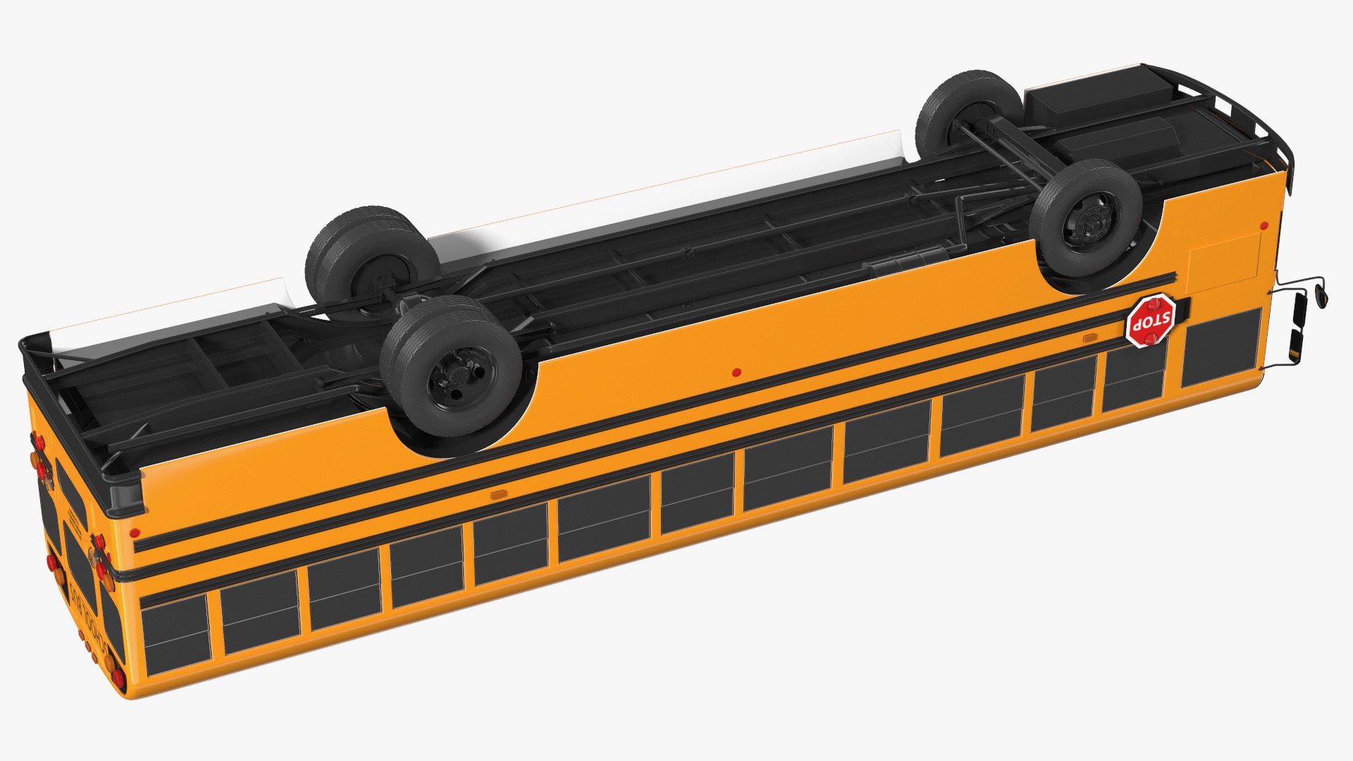 Blue Bird TX3 School Bus Exterior Only 3D model - TurboSquid 1768491