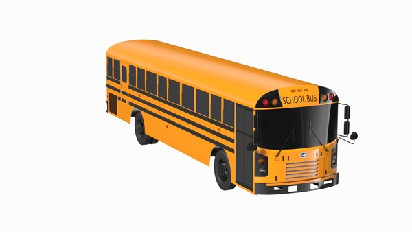 Blue Bird TX3 School Bus Exterior Only 3D model - TurboSquid 1768491