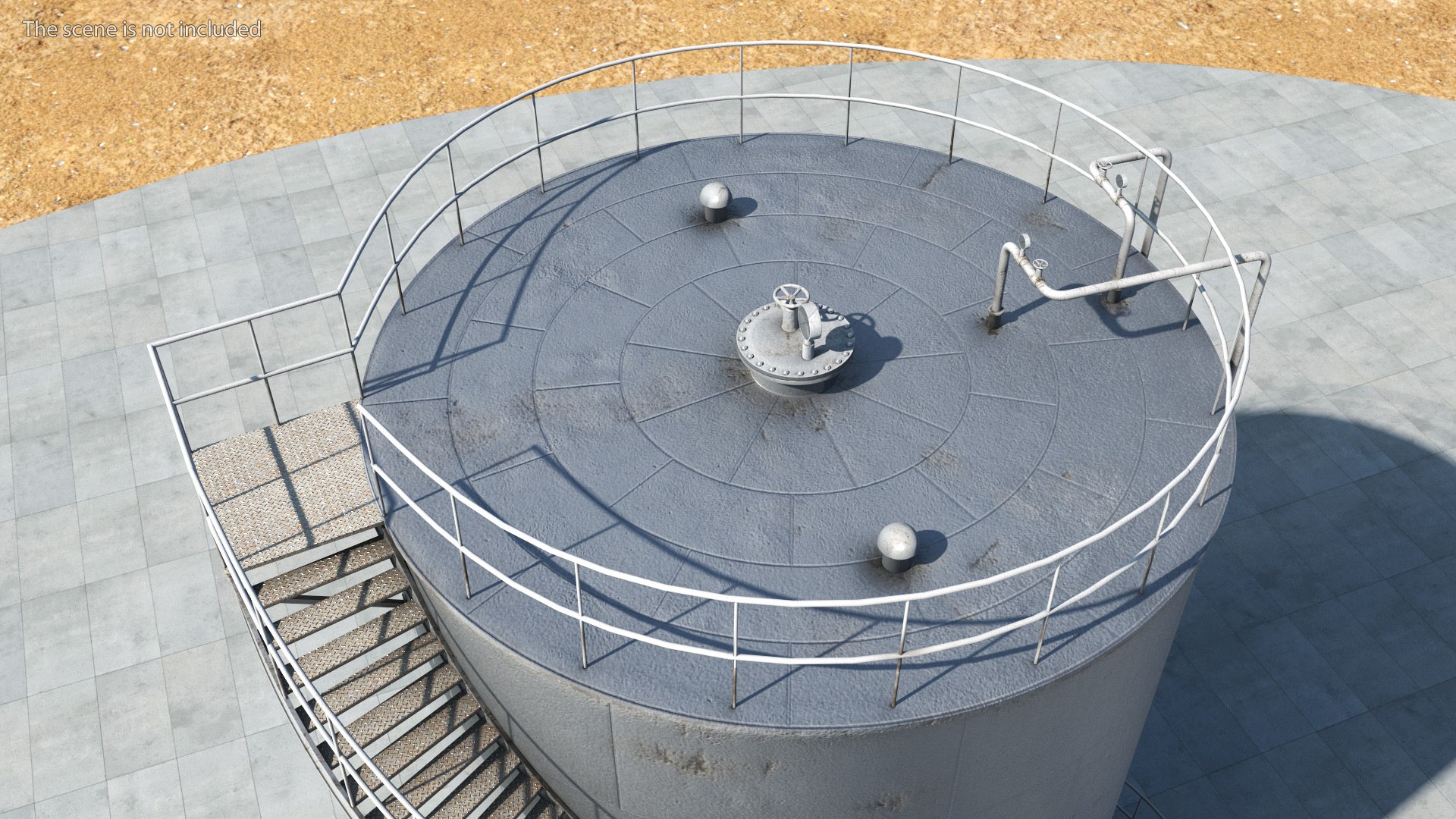 Crude Oil Storage Tank 3D Model - TurboSquid 2117734
