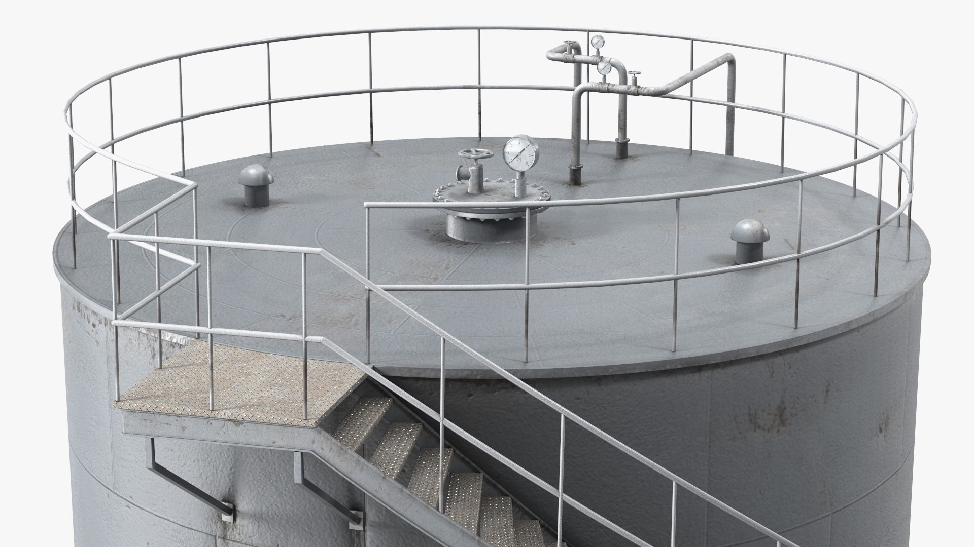 Crude Oil Storage Tank 3D Model - TurboSquid 2117734