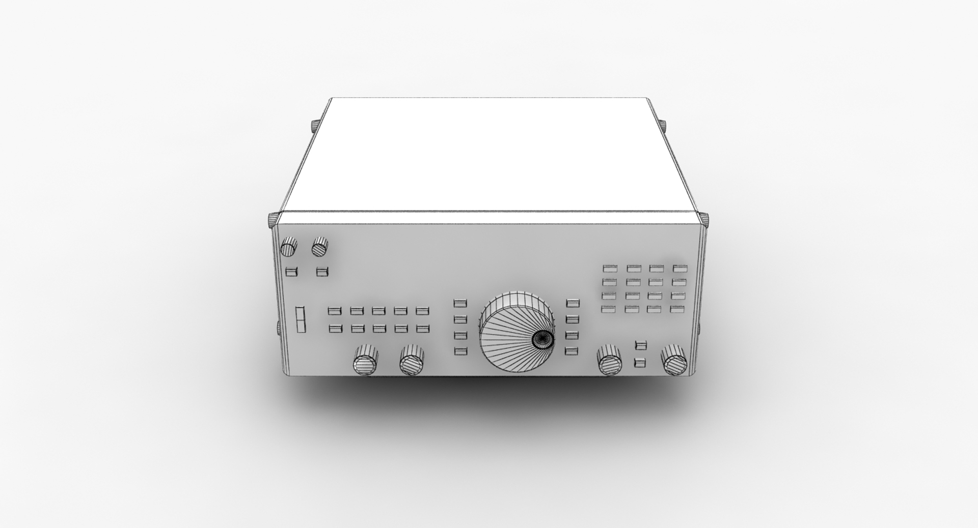 Receiver Icom R7000 3D Model - TurboSquid 1177438