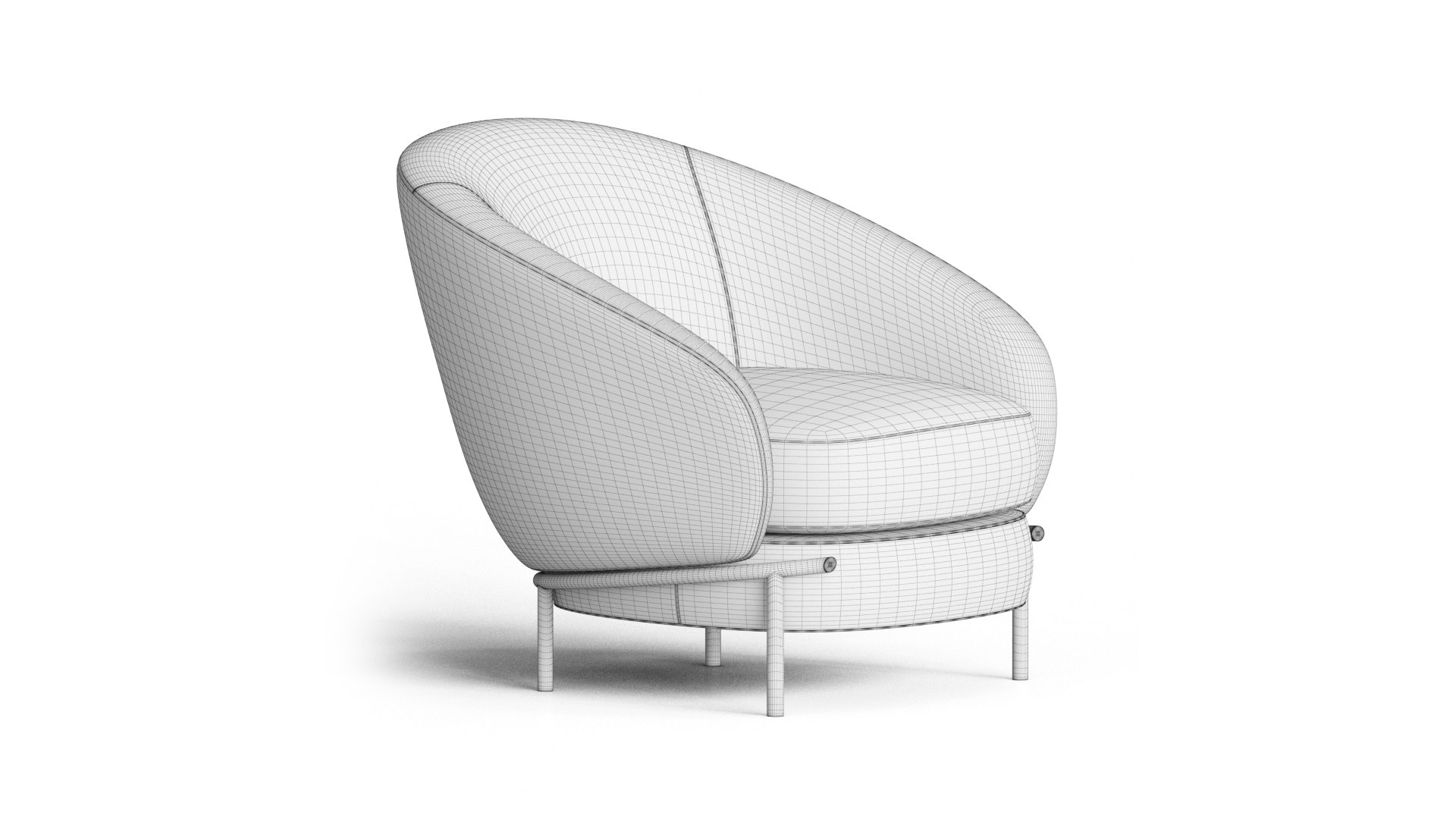 Lloyd Longhi Armchair 3D Model - TurboSquid 1683643