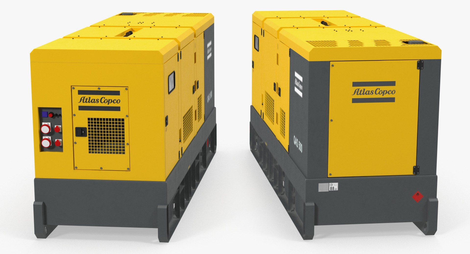 Industrial Diesel Generator Atlas 3D Model - TurboSquid 1311274