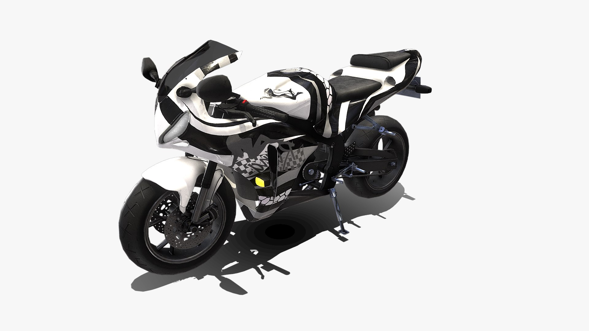 Speed Bike Rigged And Animated 3D Model - TurboSquid 2115515