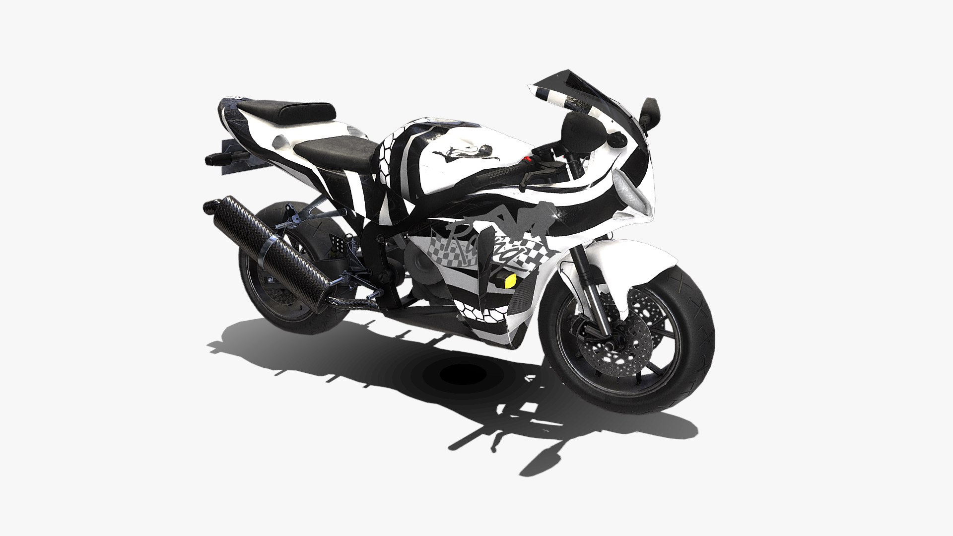 Speed Bike Rigged And Animated 3D Model - TurboSquid 2115515
