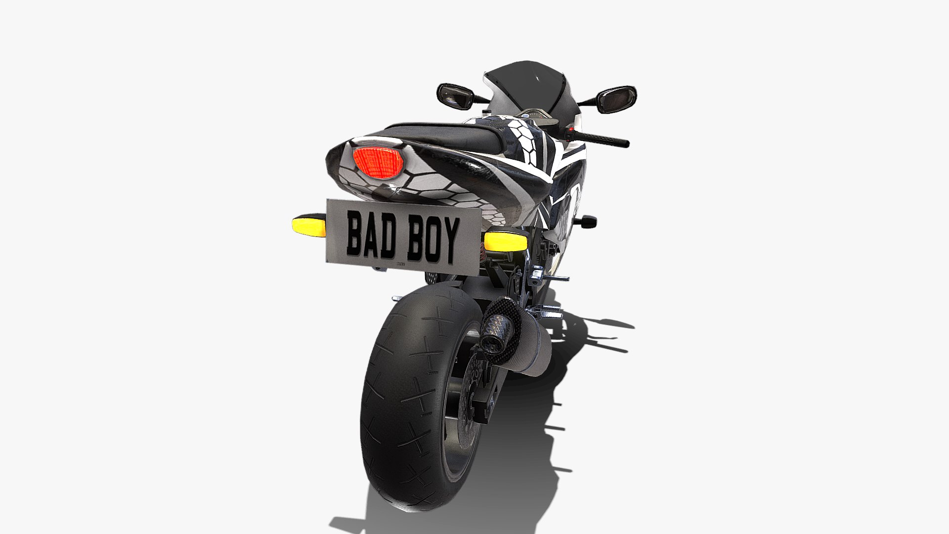 Speed Bike Rigged And Animated 3D Model - TurboSquid 2115515