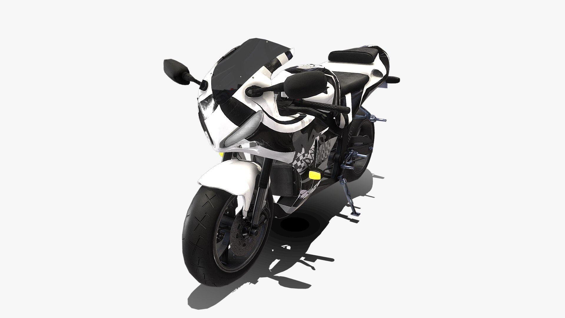 Speed Bike Rigged And Animated 3D Model - TurboSquid 2115515