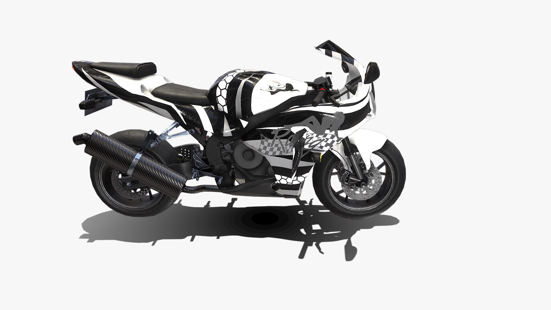 Speed Bike Rigged And Animated 3D Model - TurboSquid 2115515