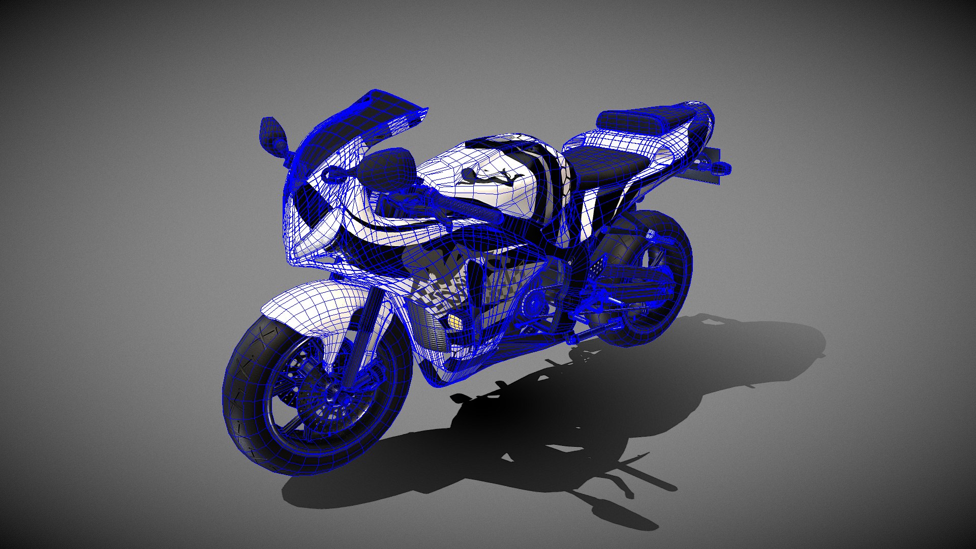 Speed bike rigged and animated 3D model - TurboSquid 2115515