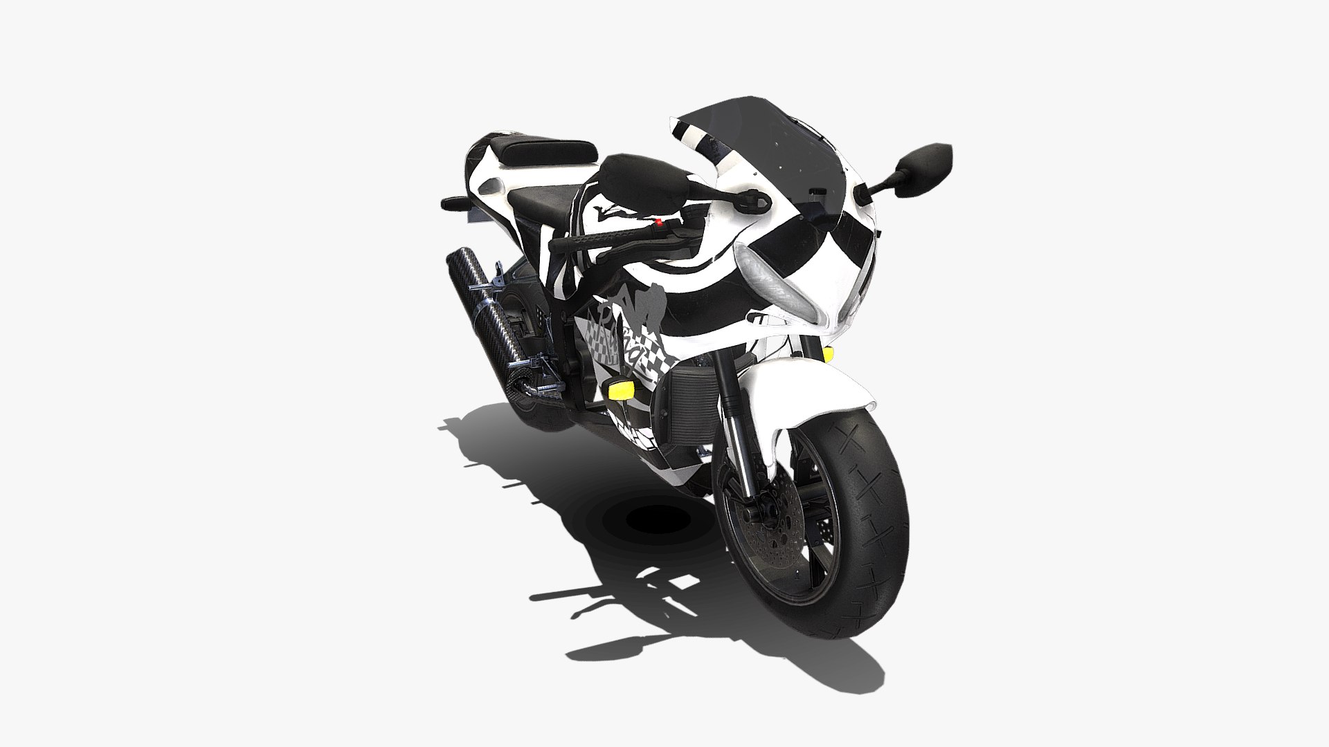 Speed Bike Rigged And Animated 3D Model - TurboSquid 2115515