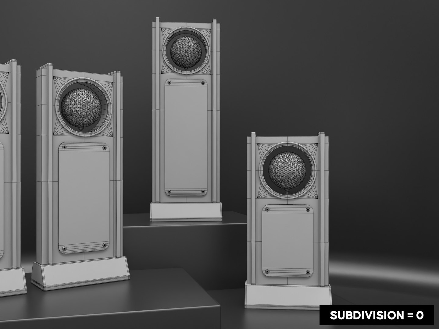 3D Simple Golf Trophy 1 Model - TurboSquid 2285928