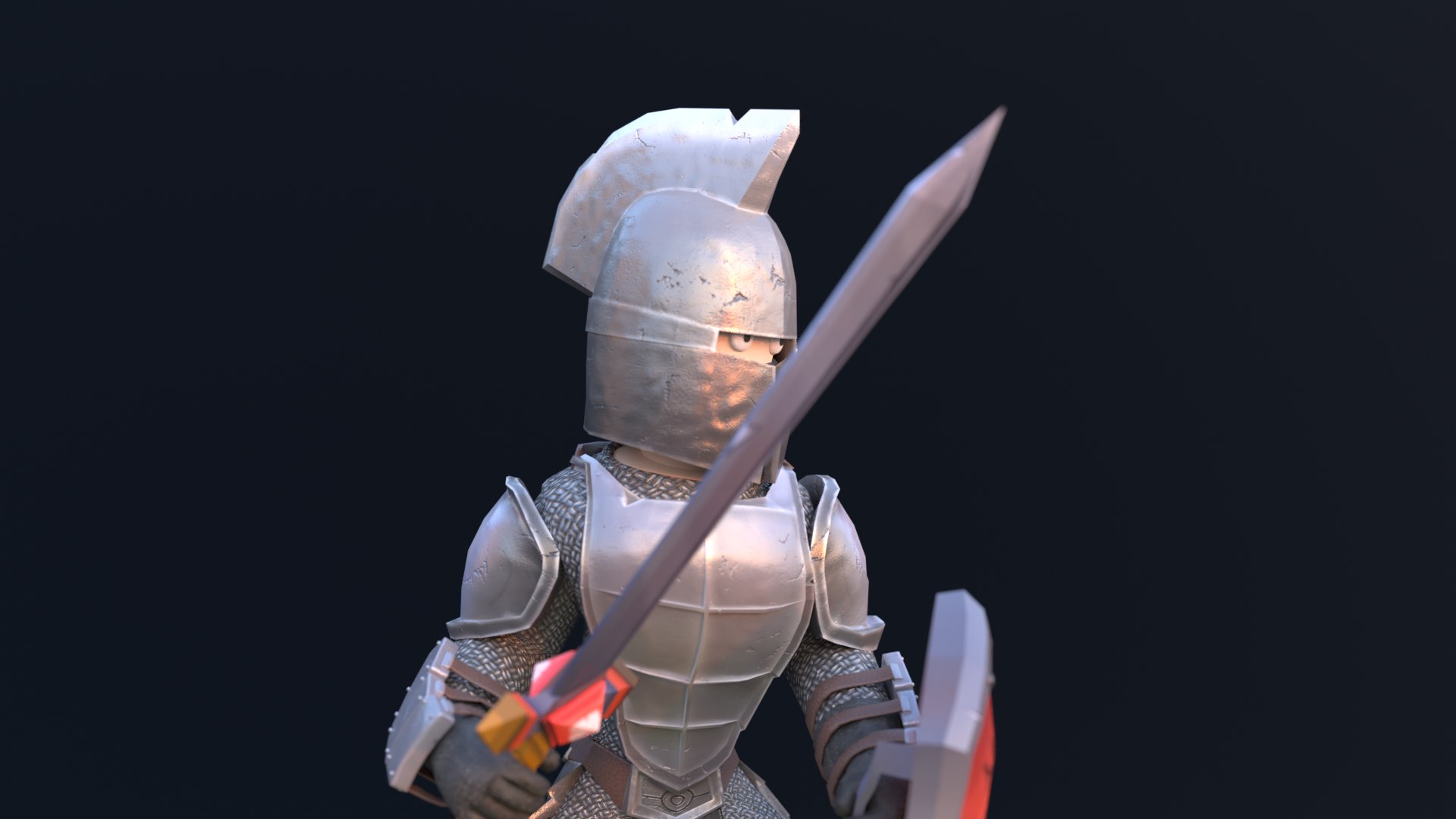 3D Stylized Low Poly Animated Knight Low-poly Model - TurboSquid 2035816