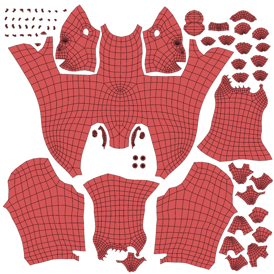 Base Mesh Gorilla 3d Model