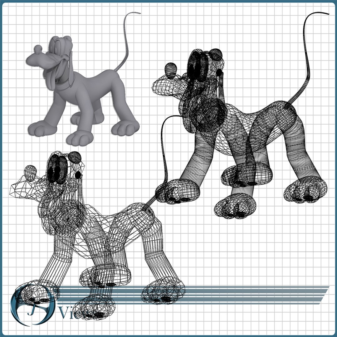 3d Cartoon Character Pluto