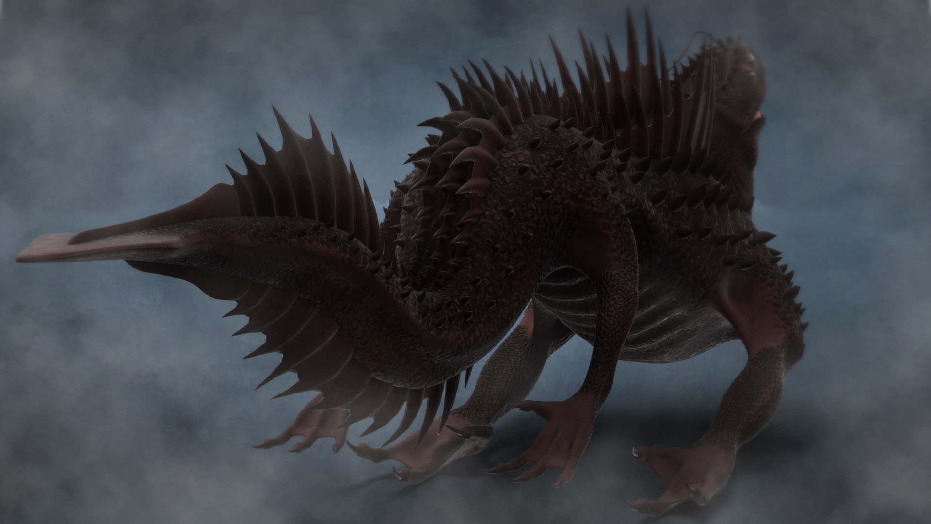 3D Sea Dragon Model - TurboSquid 1450278