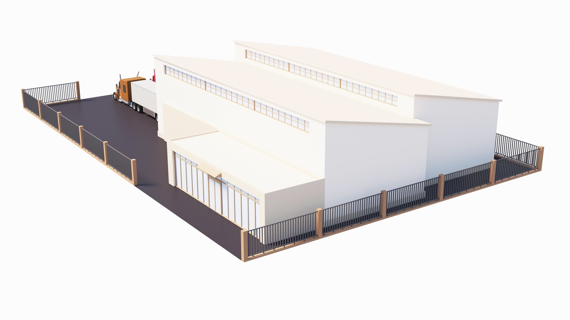 Cartoon Warehouse 3D - TurboSquid 1872560
