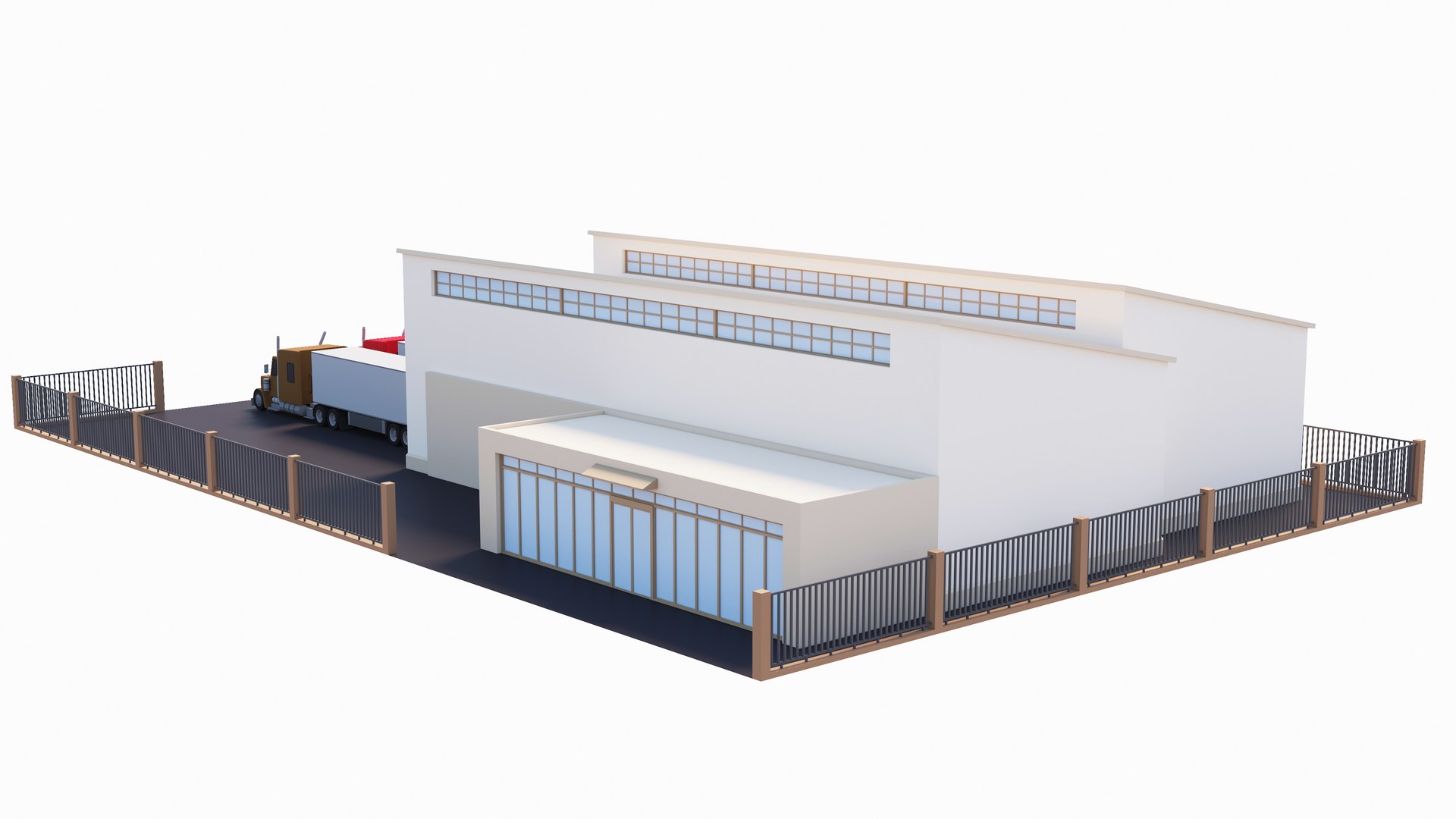 Cartoon Warehouse 3D - TurboSquid 1872560