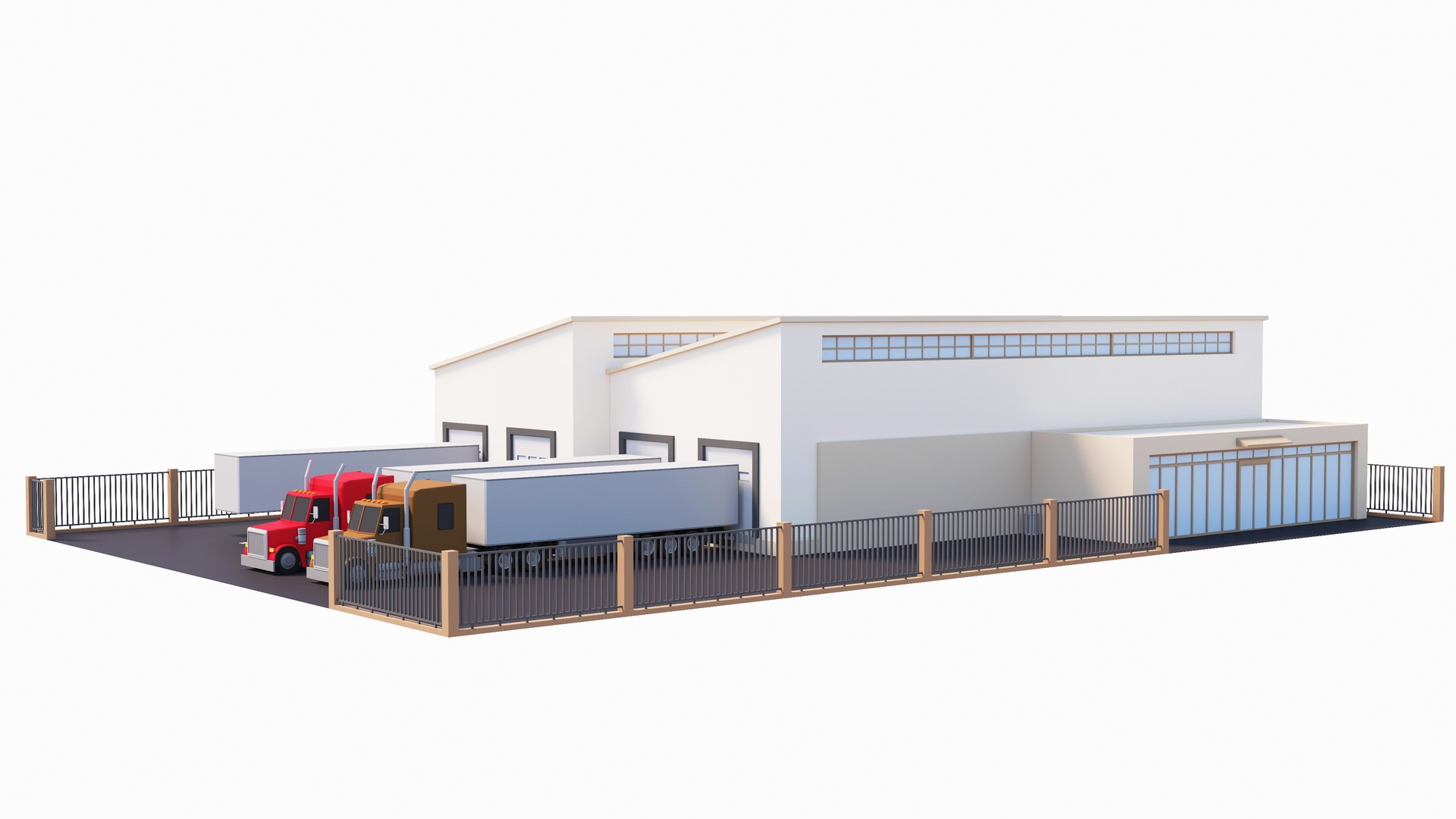 Cartoon Warehouse 3D - TurboSquid 1872560