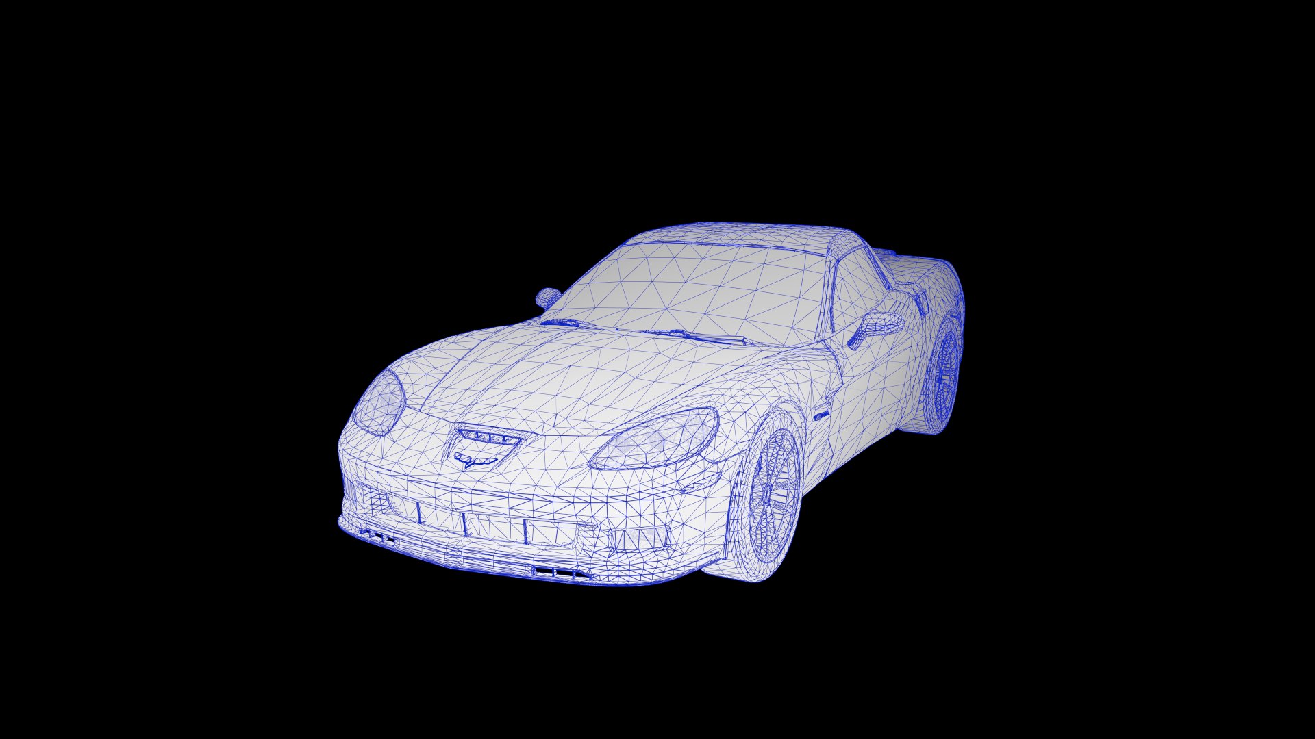 Chevrolet Corvette C6 2005 3D Model - TurboSquid 2207391