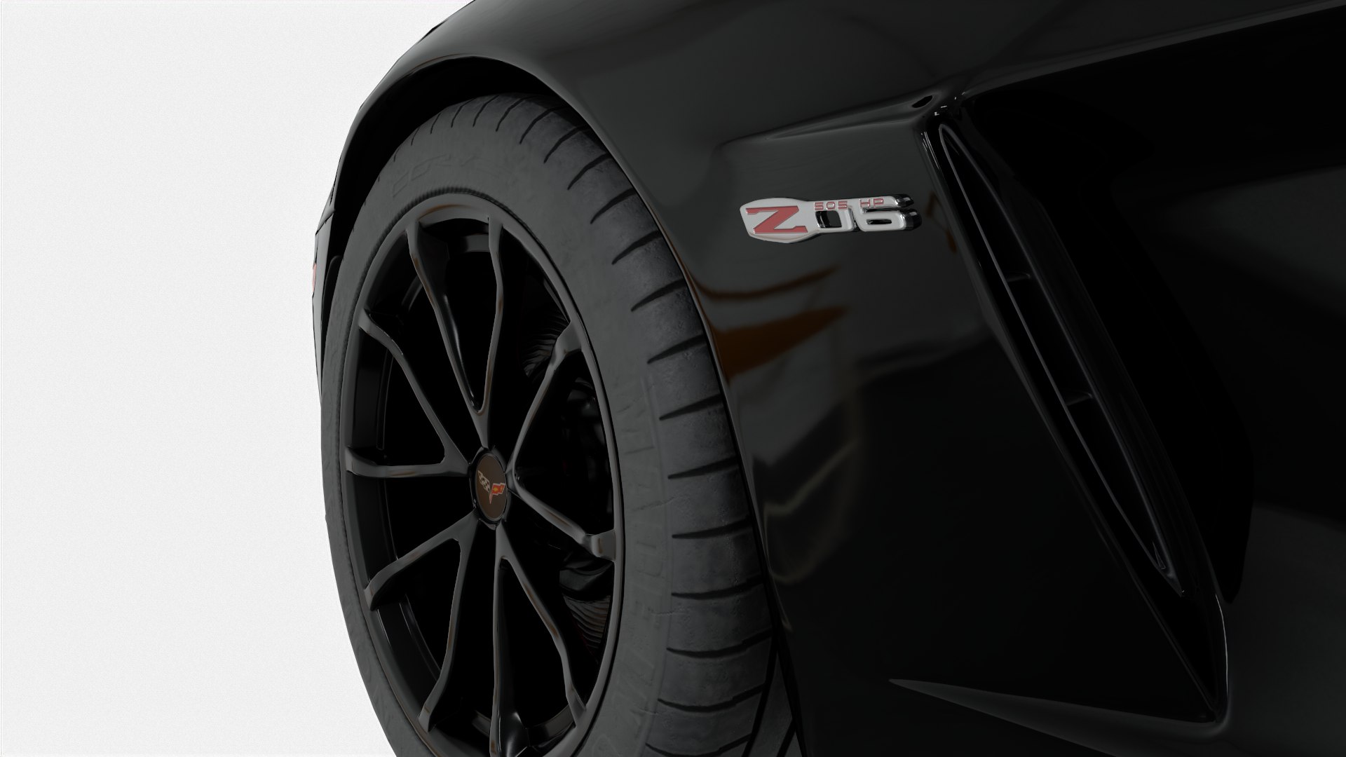 Chevrolet Corvette C6 2005 3D Model - TurboSquid 2207391