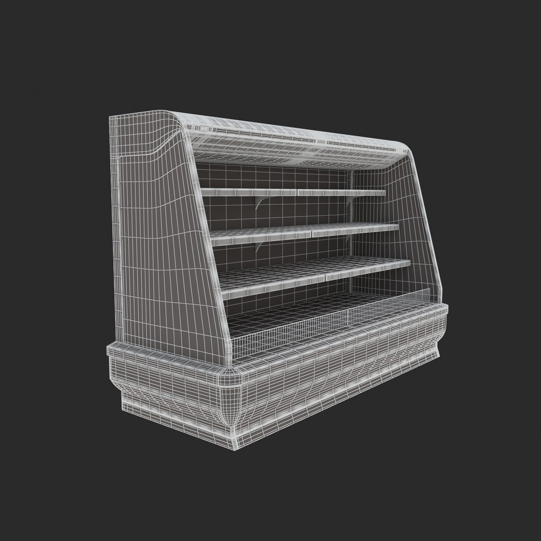 3D supermarket market model - TurboSquid 1349346