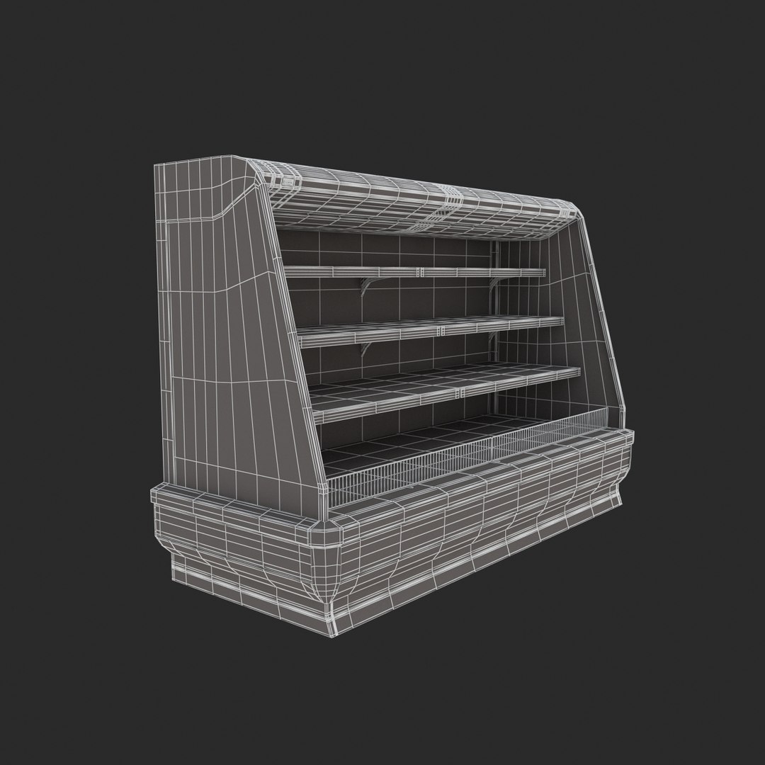 3D supermarket market model - TurboSquid 1349346