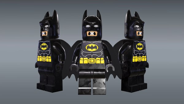 modelo 3d LEGO Minifigure 3D model - Batman Joker Deadpool - TurboSquid ...